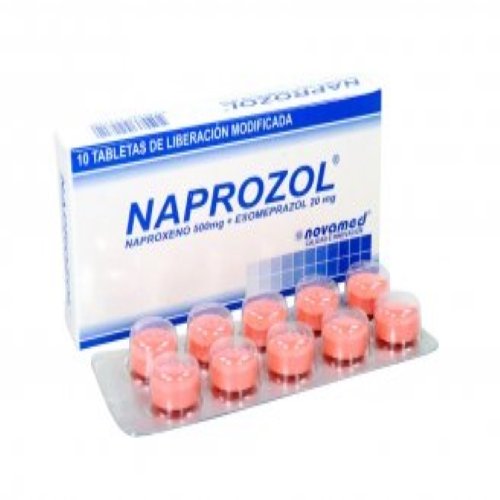 Naprozol 500 Mg 10 Tabletas – Tu Droguería en Línea