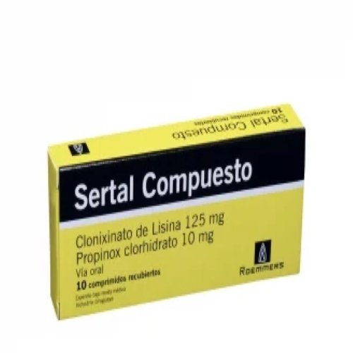 Sertal Compuesto 10 Mg 10 Tabletas – Tu Droguería en Línea