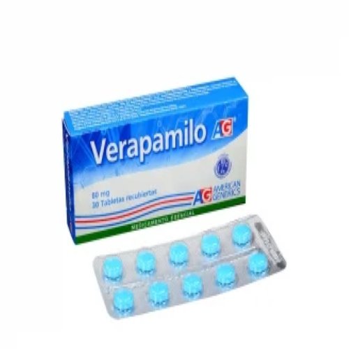 Verapamilo 80 Mg 30 Tabletas Ag – Tu Droguería en Línea
